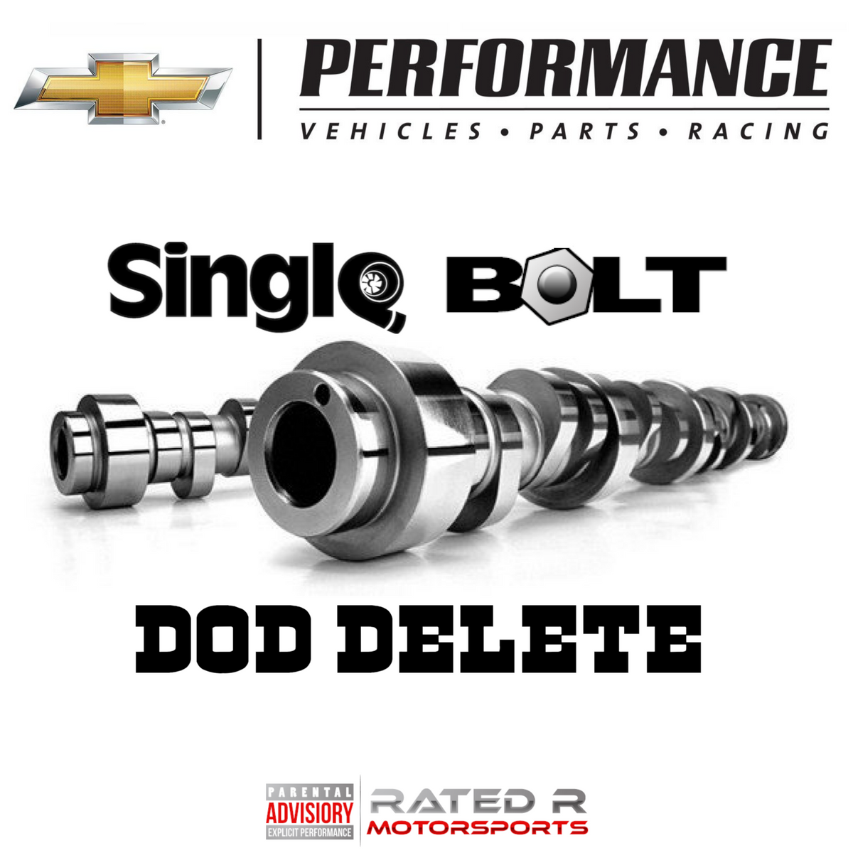 Chevrolet Performance GM LS SINGLE Bolt DOD Delete Camshaft – Rated R ...