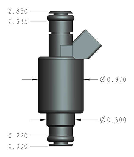 Holley 160lb Low Impedance Flow Matched Fuel Injectors Bosch EV1 Conne ...