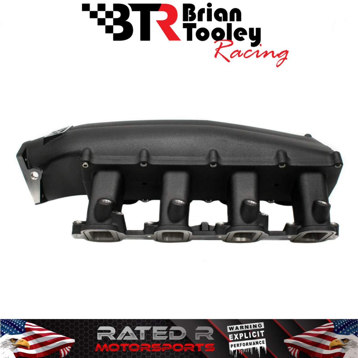 BTR LS7 Trinity EFI LS Raised Rectangle Port Intake Manifold Black ...