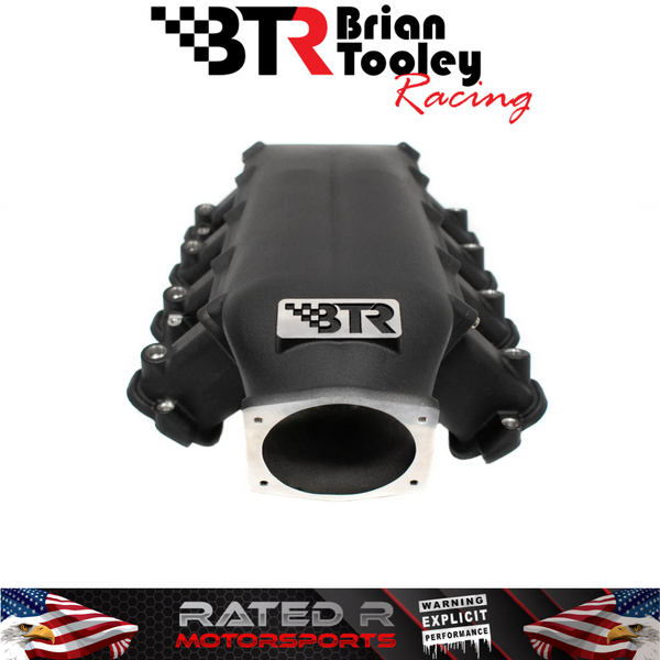 BTR LS7 Trinity EFI LS Raised Rectangle Port Intake Manifold Black ...